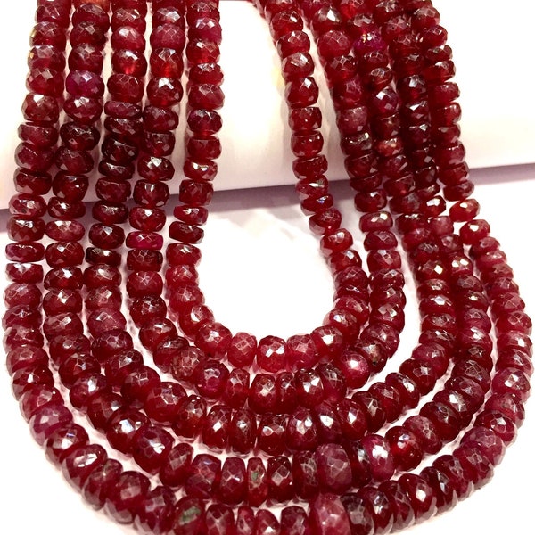Real Ruby Necklace - Etsy