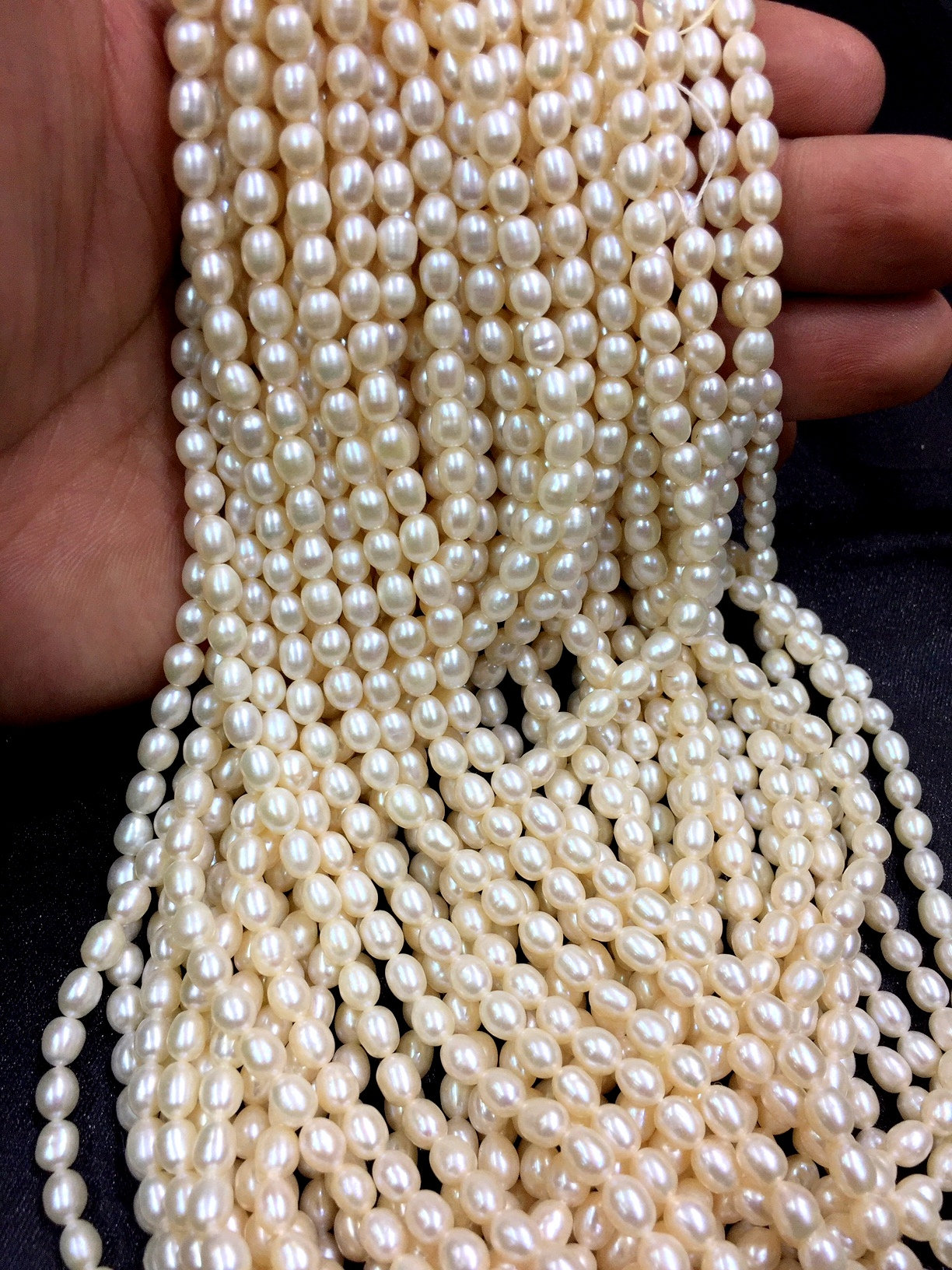 10 StrandFreshwater Pearl Beads Pearl Cylinder Shape Beads | Etsy