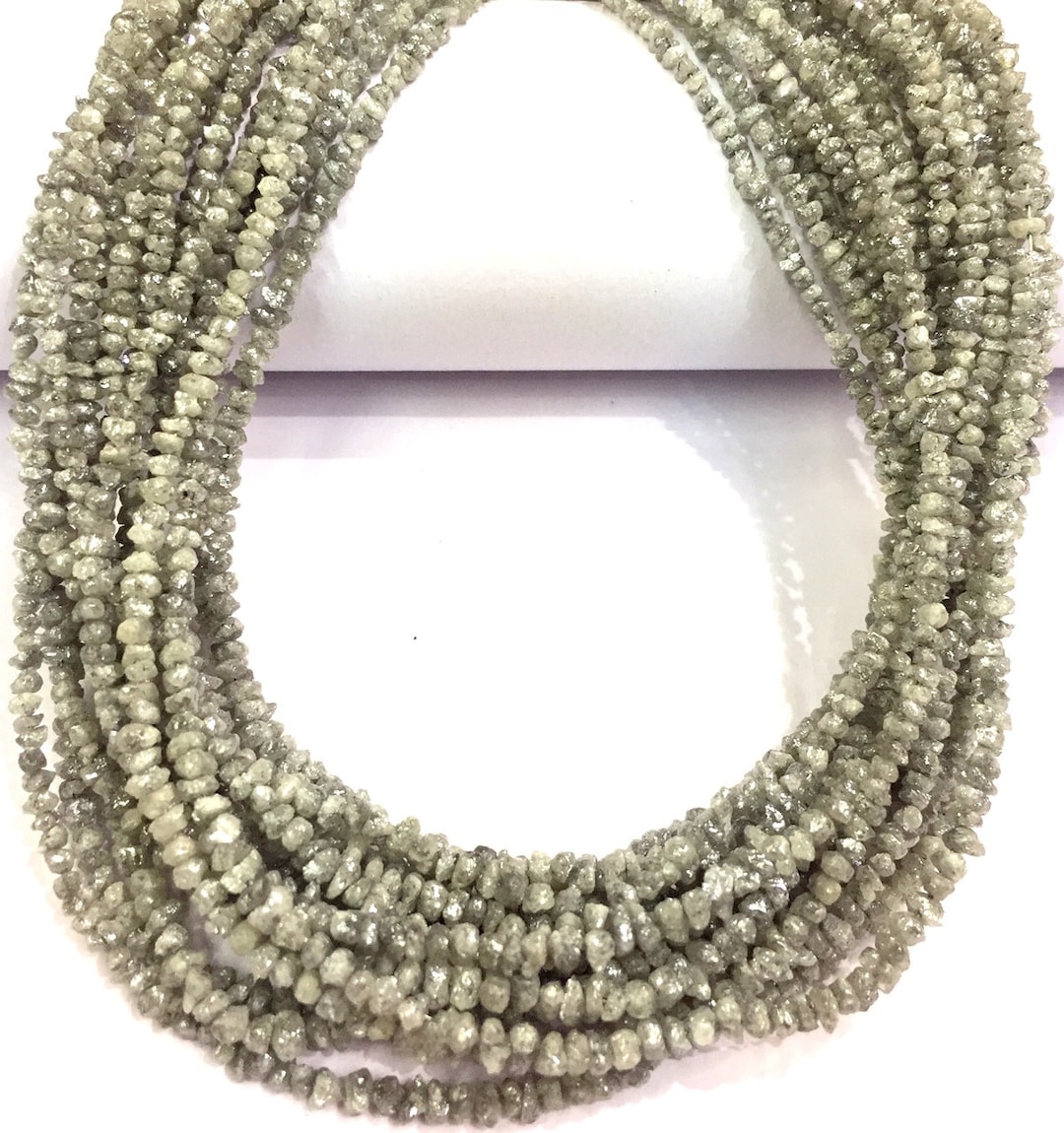 AAA Quality~~natural White Diamond Uncut Beads Genuine Diamond Chips ...