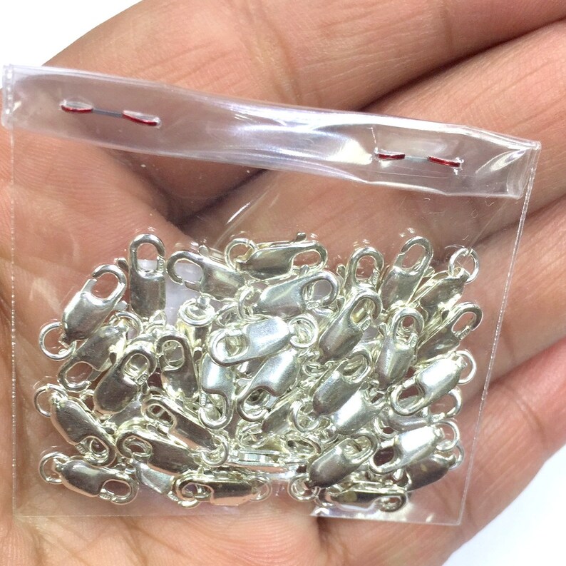 925 Sterling Silver Clasp Silver Lobster Clasps Silver - Etsy
