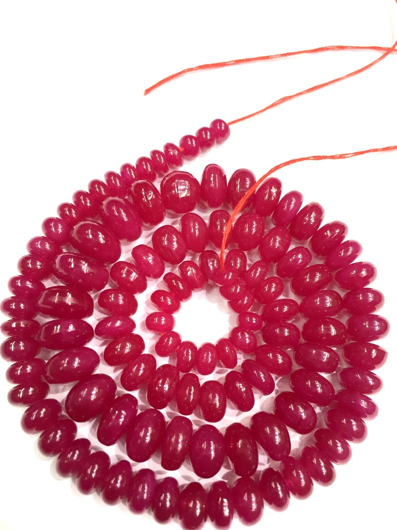Extremely Beautifulso Gorgeous-natural Ruby Smooth Beads - Etsy