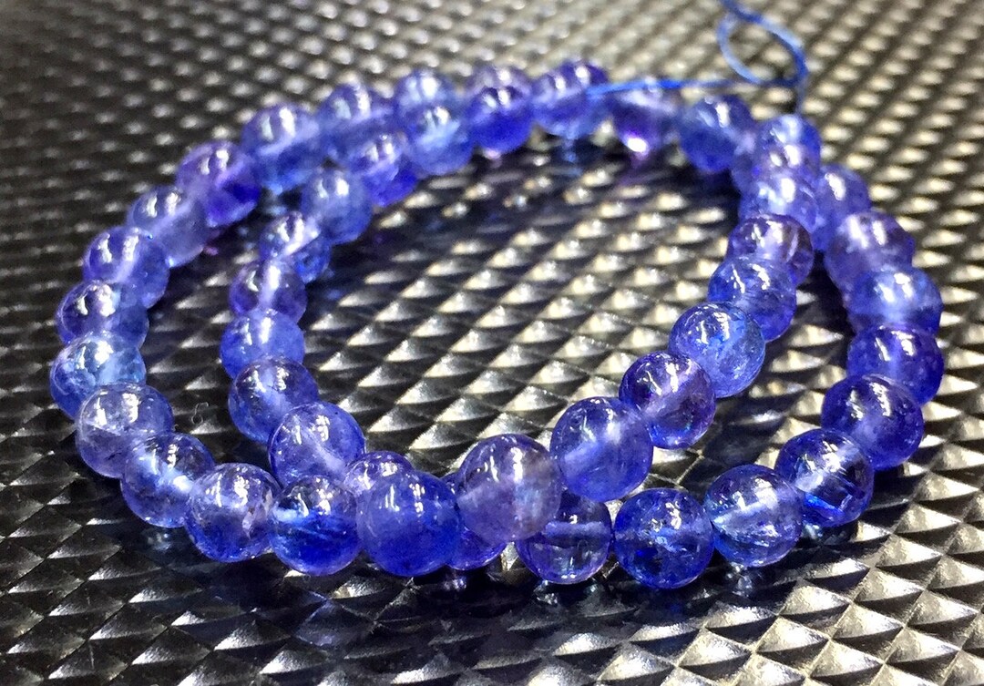 Top Quality~~tanzanite~~extremely Rare~~natural Tanzanite Smooth Round ...