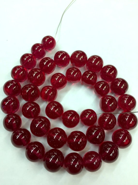 Extremely Raresmooth Polished Ruby Corundum Smooth Round | Etsy