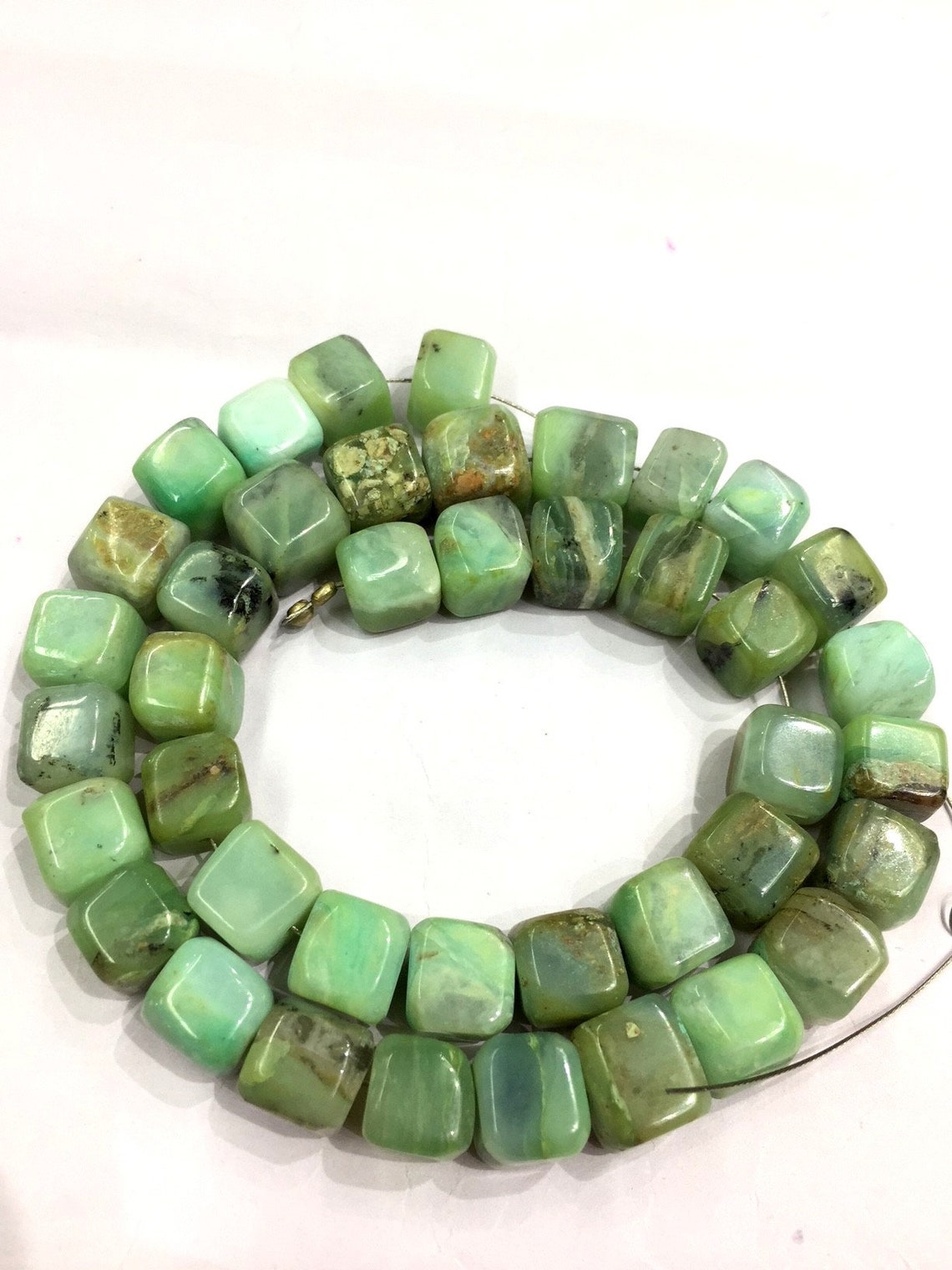 Natural Peruvian Opal Smooth Cube Shape Beads 9mm Opal Cube - Etsy