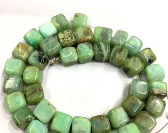 Natural Peruvian Opal Smooth Cube Shape Beads 9mm Opal Cube - Etsy