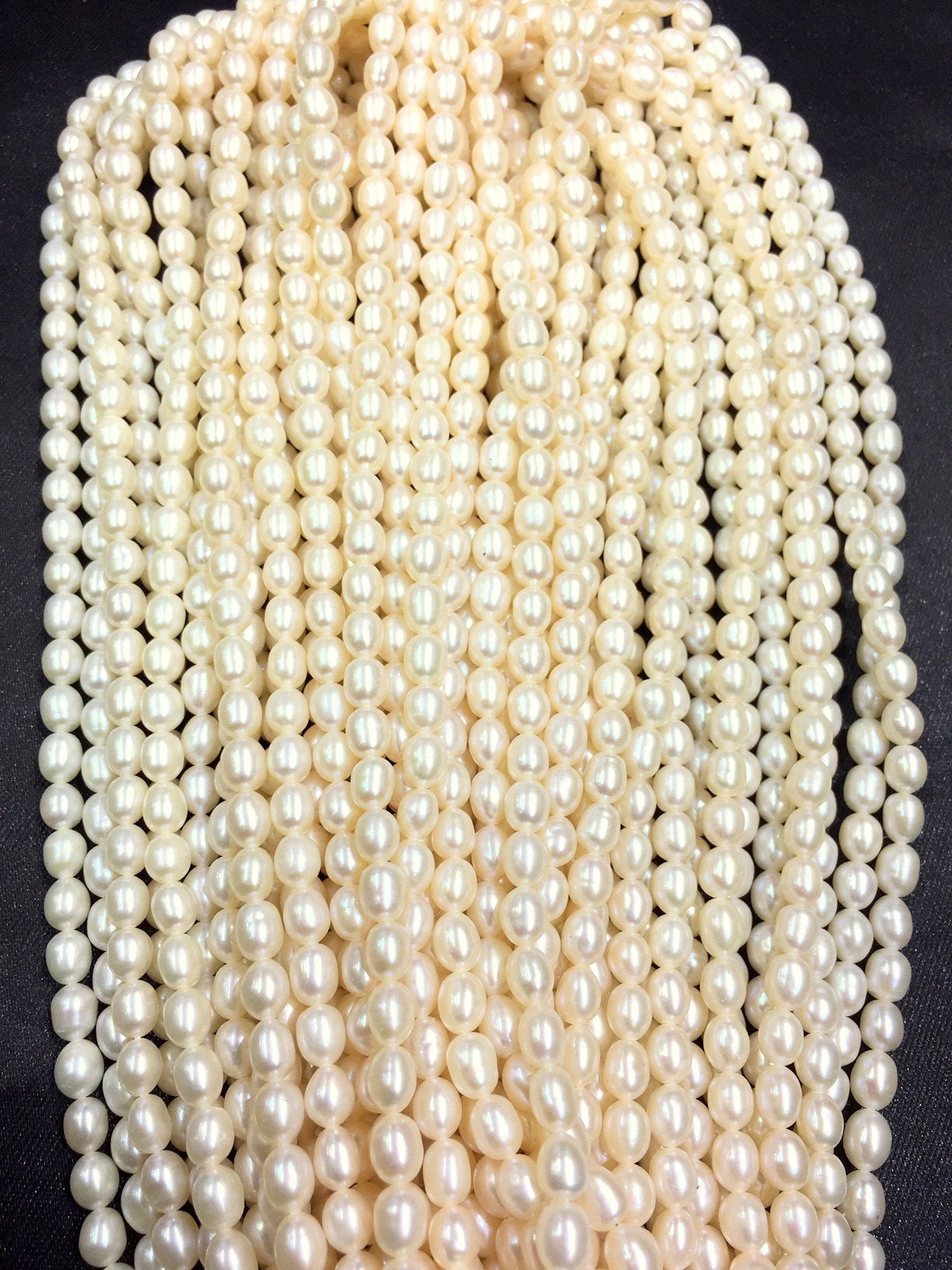10 StrandFreshwater Pearl Beads Pearl Cylinder Shape Beads | Etsy