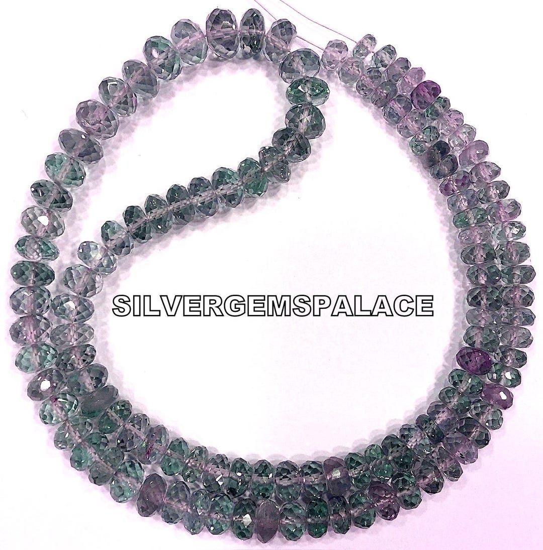 RARE! Gray Alexandrite Rondelle Cut Beads 5-7.MM Alexandrite Stone ...
