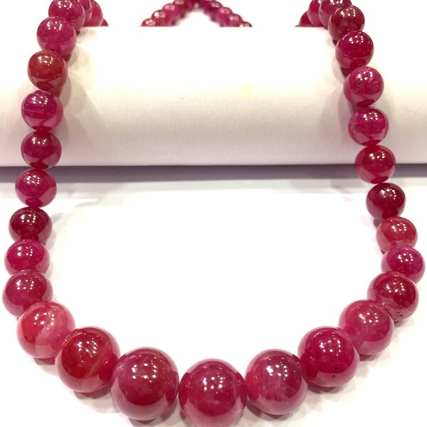 Natural Ruby Beads - Etsy