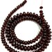 Natural Gemstone Garnet Smooth Gemstone Beads Garnet Rondelle Smooth ...