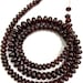 Natural Gemstone Garnet Smooth Gemstone Beads Garnet Rondelle Smooth ...
