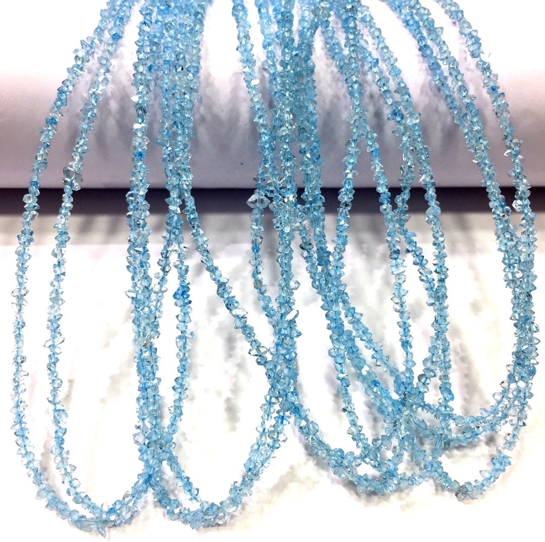 Extremely RareAAAA Natural Herkimer Diamond Quartz Beads Sky Blue ...