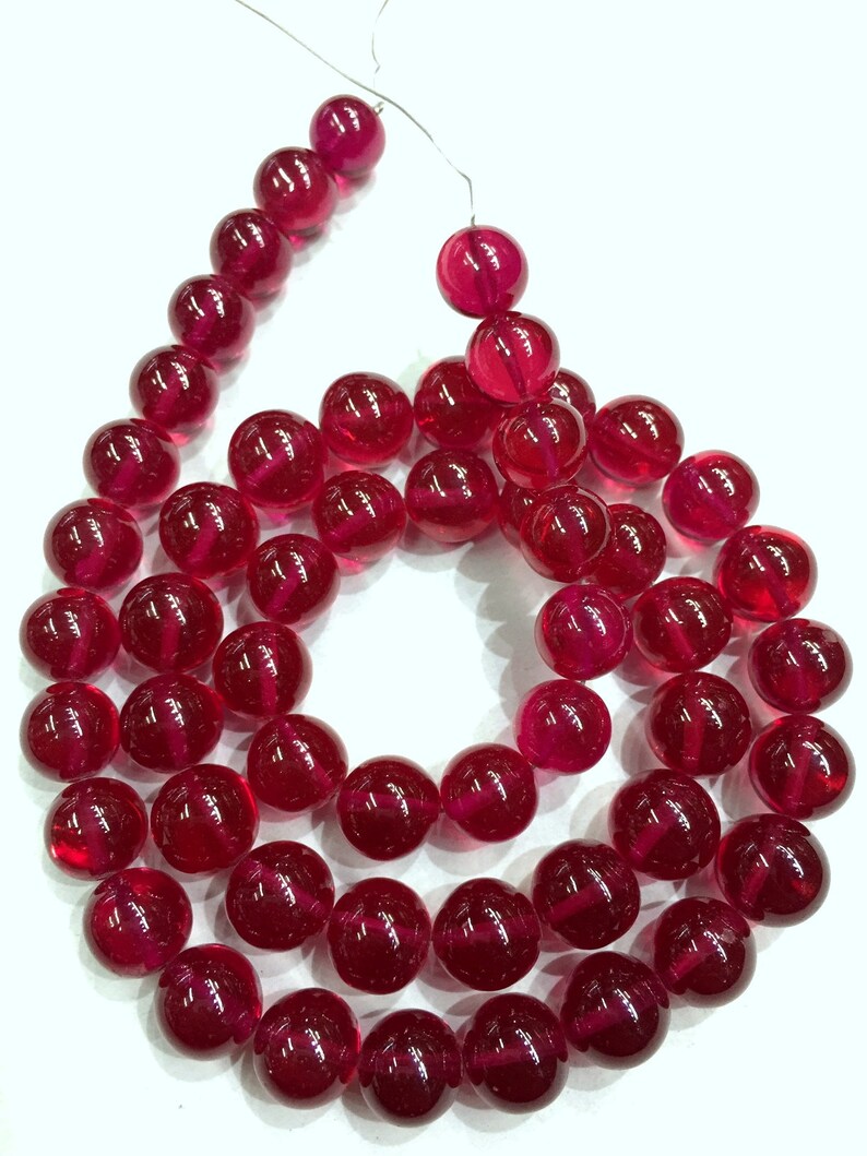 Extremely Raresmooth Polishedruby Corundum Smooth Round - Etsy