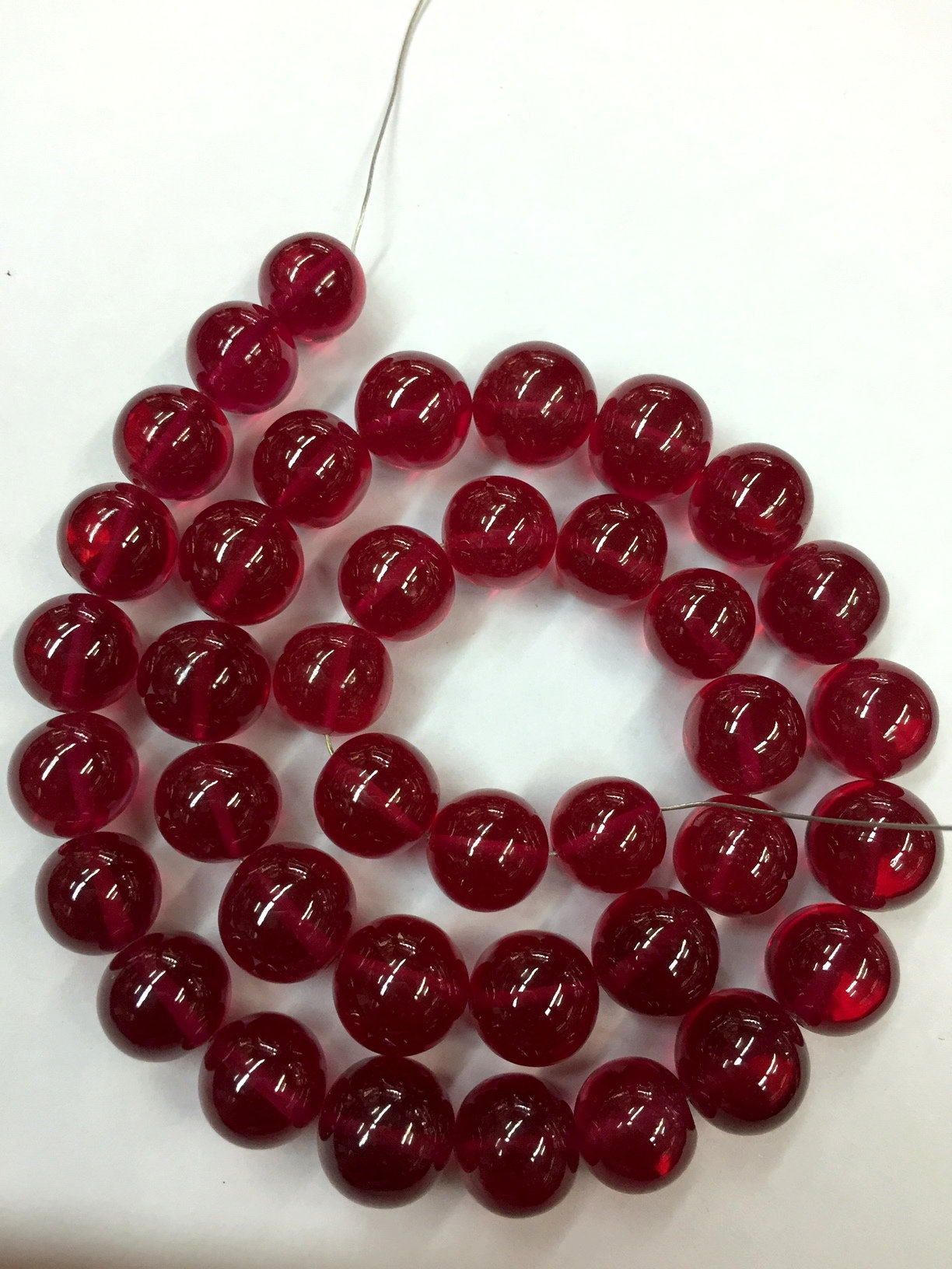 Extremely Raresmooth Polished Ruby Corundum Smooth Round | Etsy