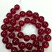 Extremely Rare--smooth Polished Ruby Corundum Smooth Round Beads 10.MM ...