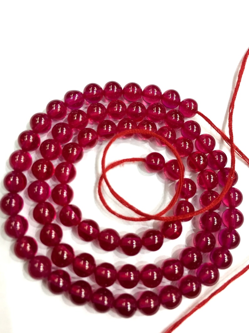 AAAA QUALITY so Gorgeous Ruby Corundum Smooth Round Ball - Etsy