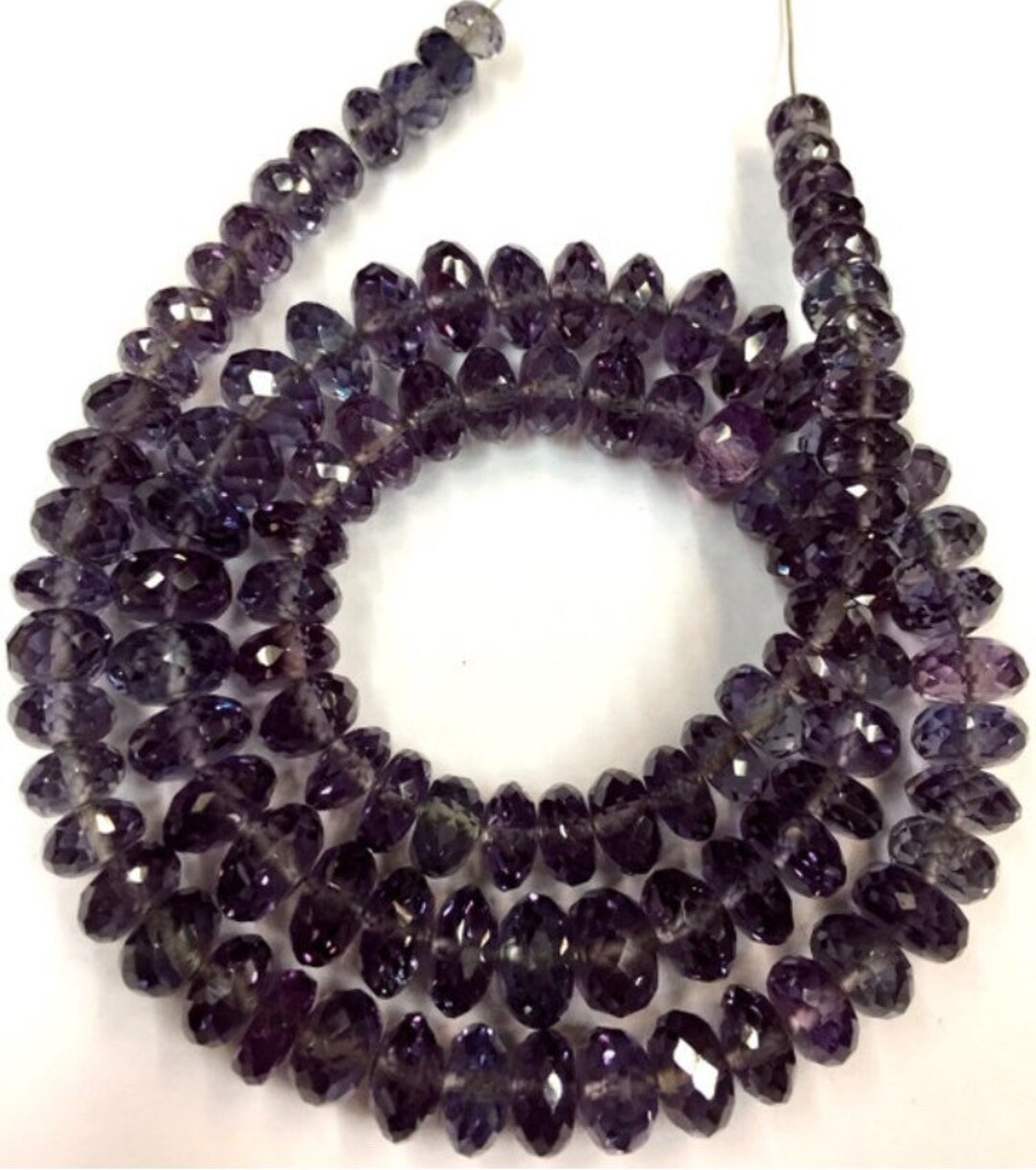 Extremely Beautiful--so Gorgeous--alexandrite Faceted Rondelle Beads ...