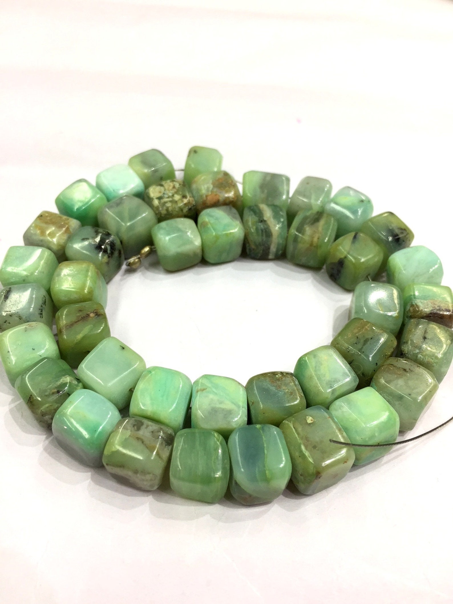 Natural Peruvian Opal Smooth Cube Shape Beads 9mm Opal Cube - Etsy