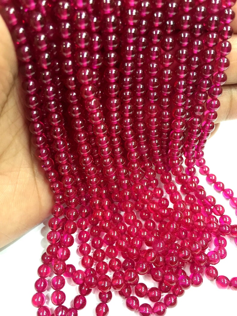 AAAA QUALITY so Gorgeous Ruby Corundum Smooth Round Ball - Etsy