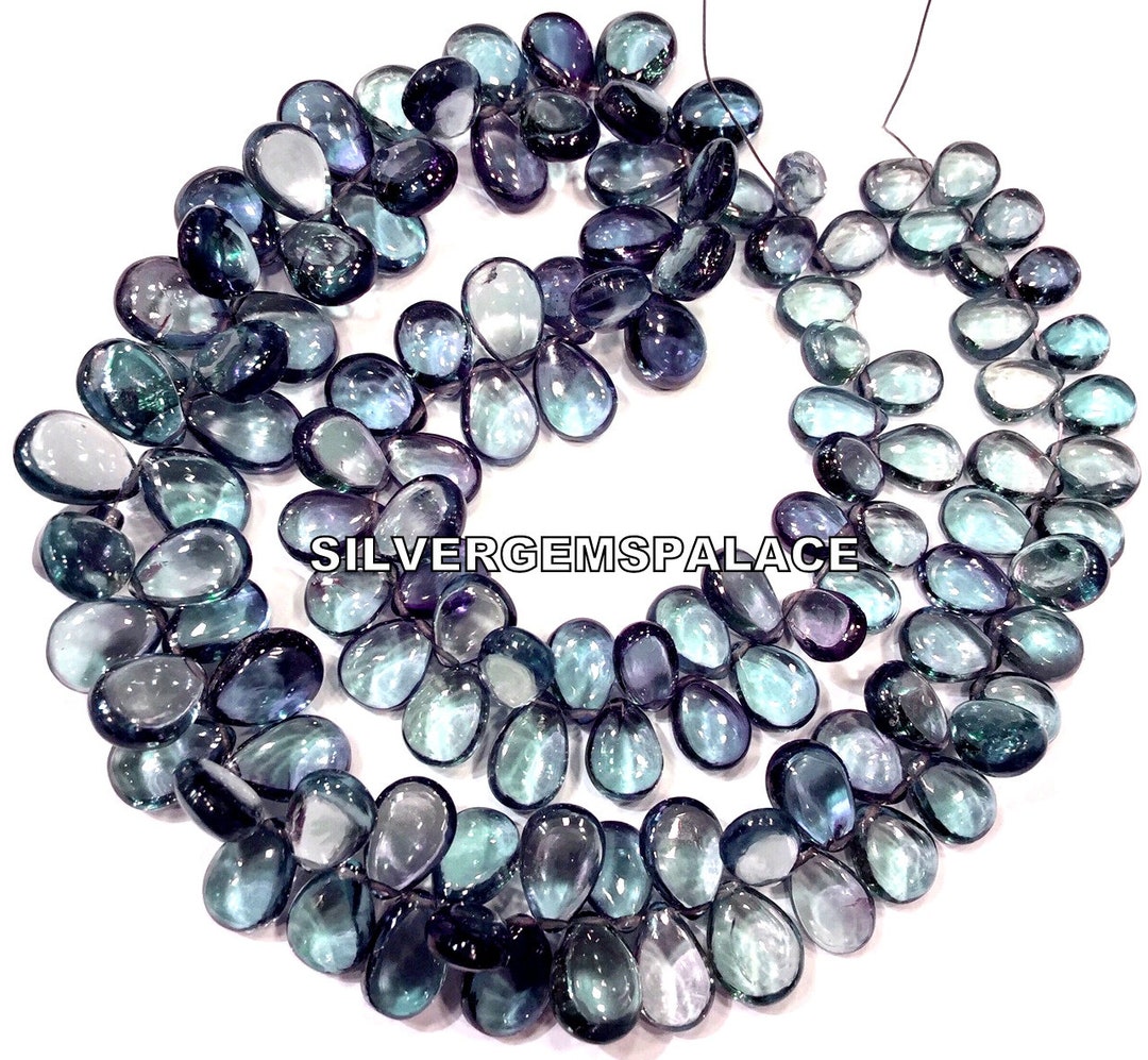 AAAA+ Rare Alexandrite Smooth Pear Shape Beads Alexandrite Pear Drop ...