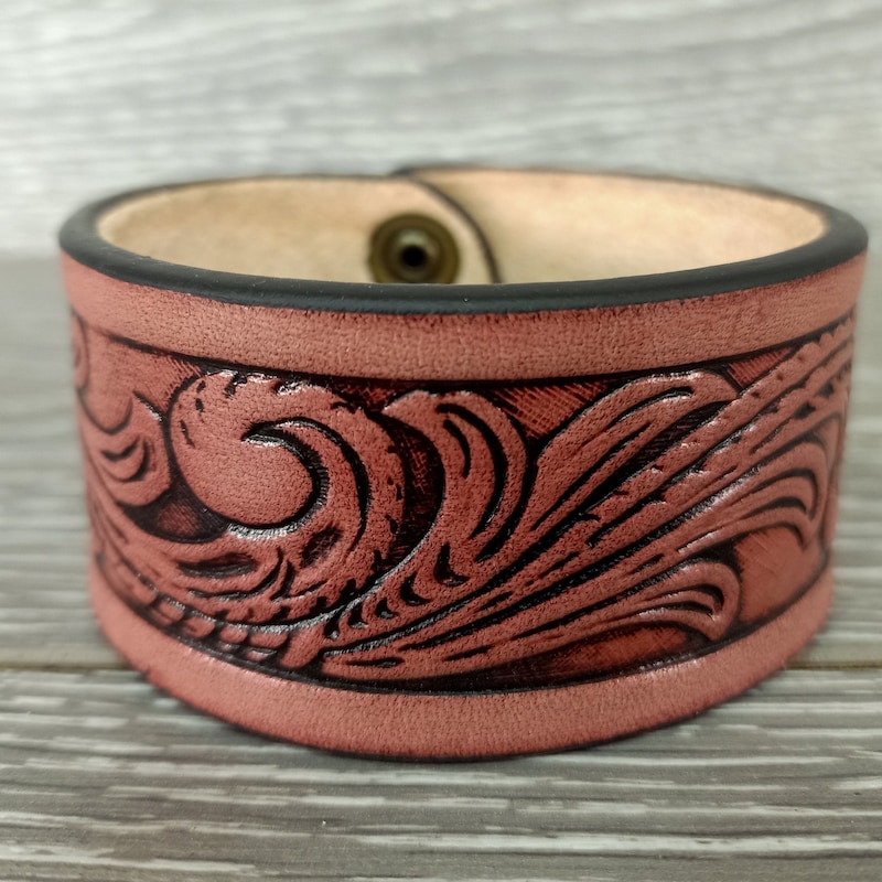 Embossed Bracelet - Etsy