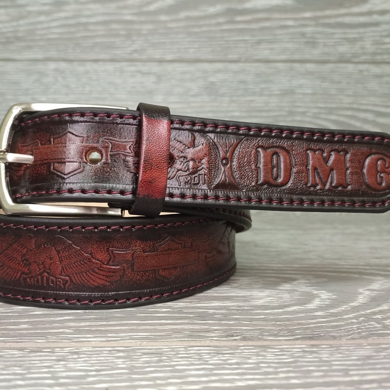Motorcycle Style Belt - Etsy UK