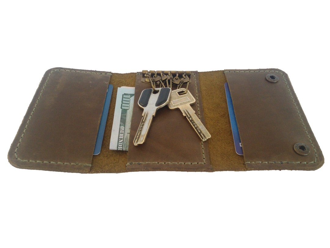 Leather Key Pouch, Key Organizer, Leather Key Wallet, Key Wallet, Case ...