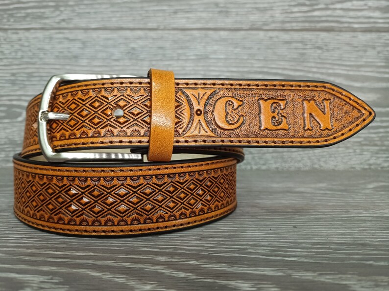 Handmade Belt Mens Genuine Leather Belt for Men Custom Belt - Etsy