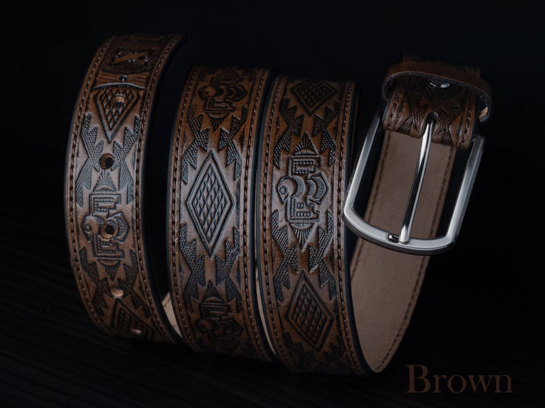 Custom Belt Western Belt Personalized Leather Belt - Etsy