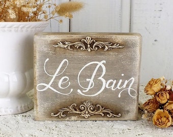 French Le Bain Sign | Etsy