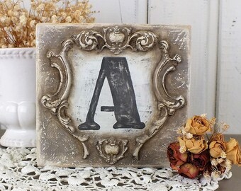 Custom Letter Plaque - Etsy