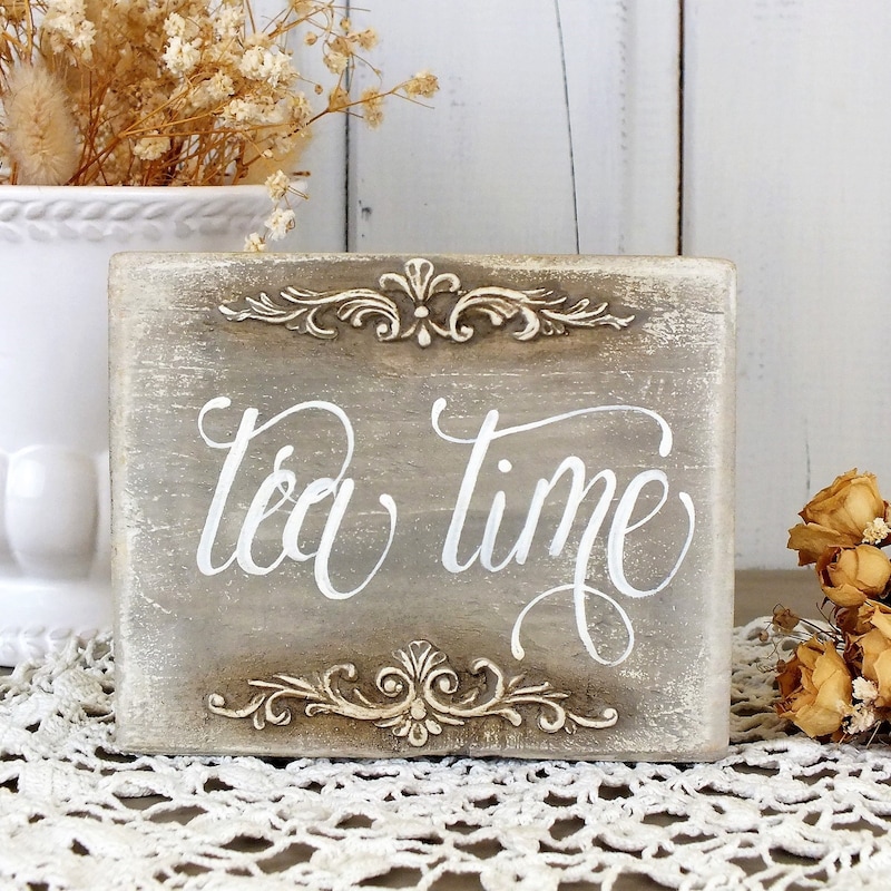 Tea Time Sign - Etsy