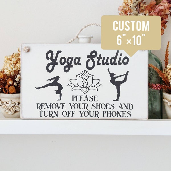 Yoga Studio Sign - Etsy
