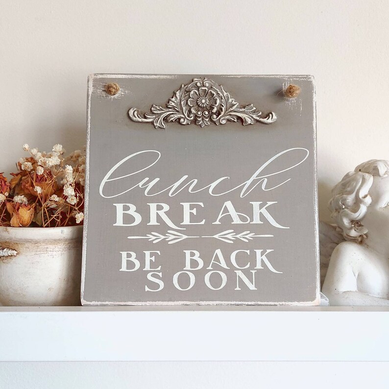 Out of Office Sign Lunch Break Sign Custom Office Signs - Etsy