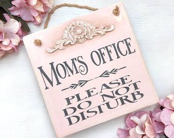 Moms Office Sign - Etsy