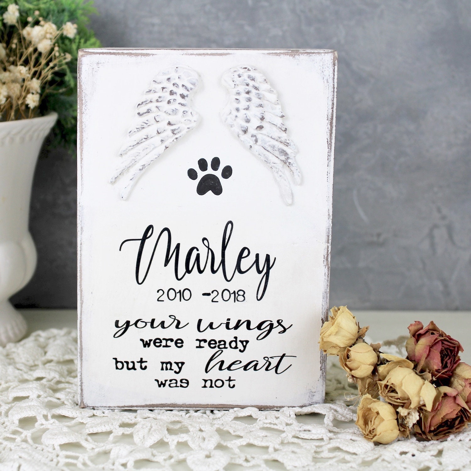Personalized Dog Passed Away Gift in Loving Memory of Dog - Etsy