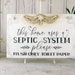 Septic System Bathroom Sign, Sensative Plumbing Sign, Farmhouse ...