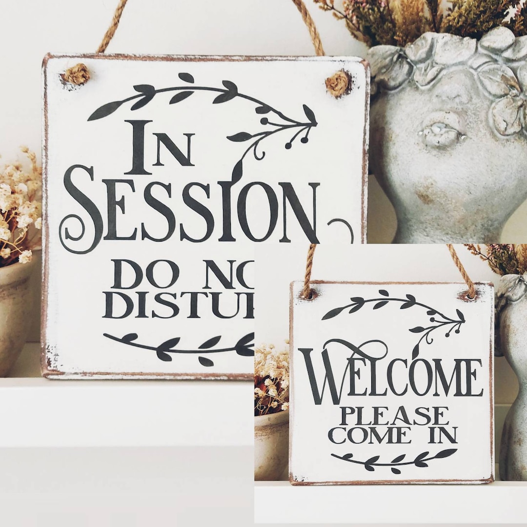 Custom Double Sided Do Not Disturb Sign, Wood Office Decor - Etsy