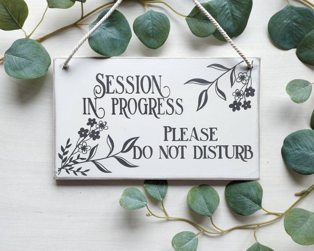Custom Do Not Disturb Sign, Personalized Office Door Sign, Reversible ...