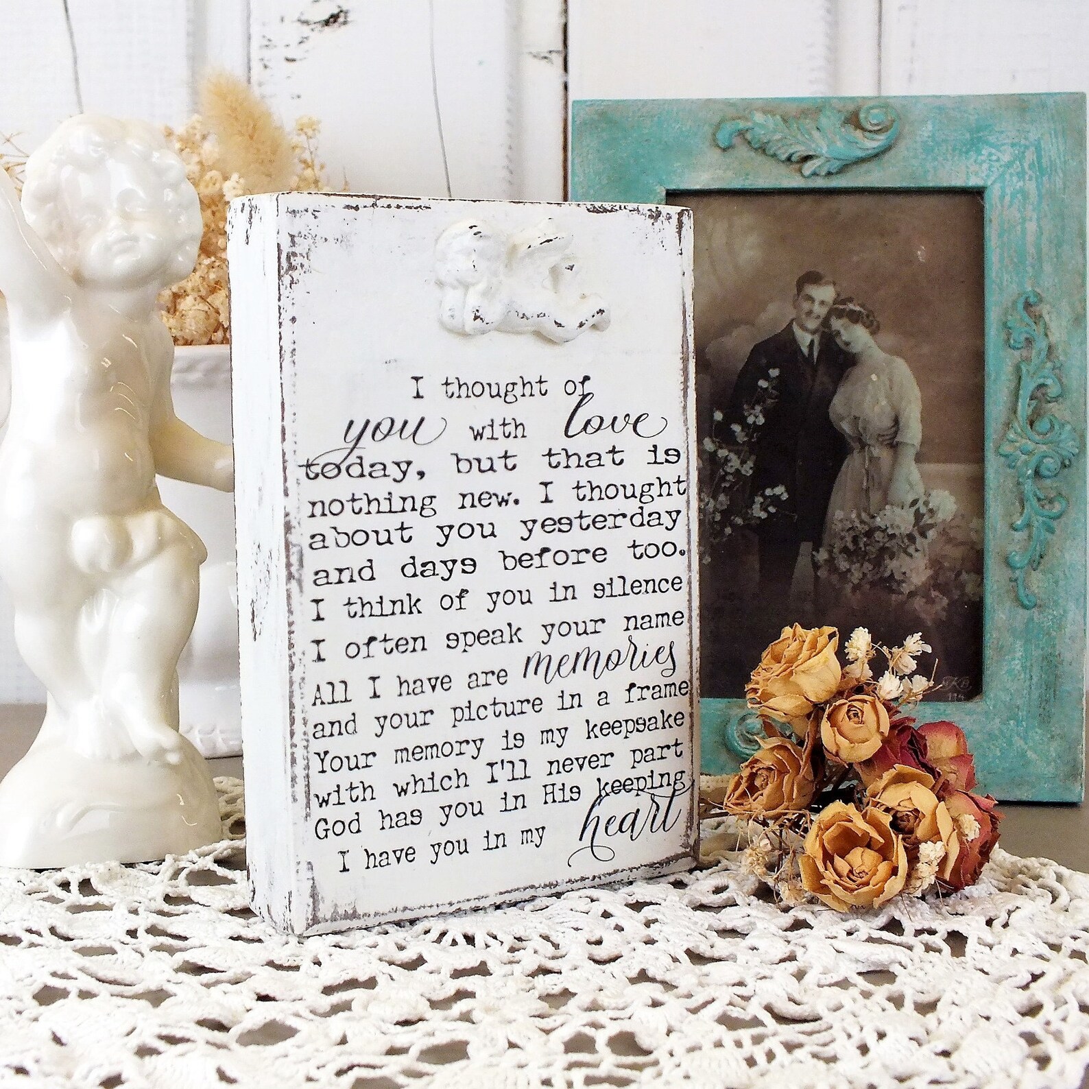 In Loving Memory Sign, Loss of Loved One Gift, Memory Keepsakes ...
