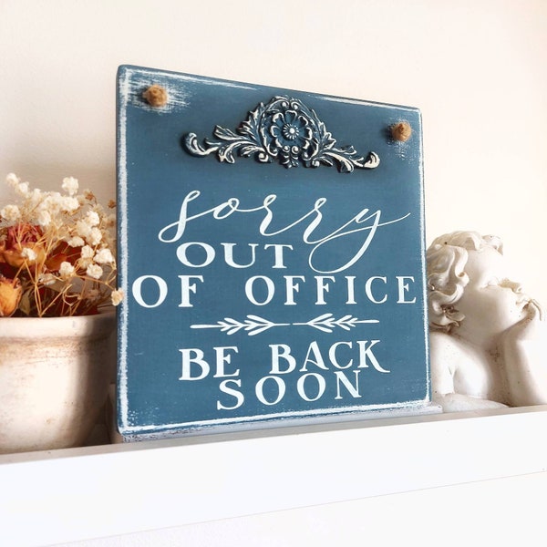 Out of Office Sign - Etsy
