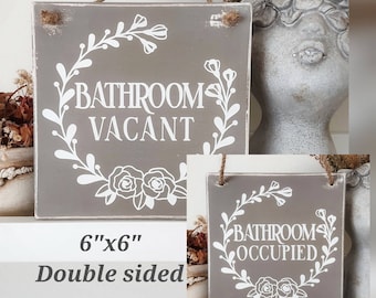 Bathroom Occupied Sign | Etsy