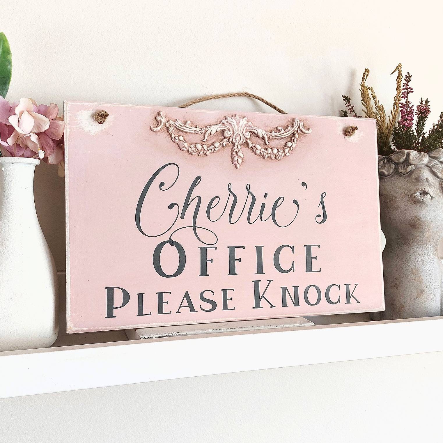 Custom Wood Sign Personalized Office Door Signs Wooden Sign - Etsy UK