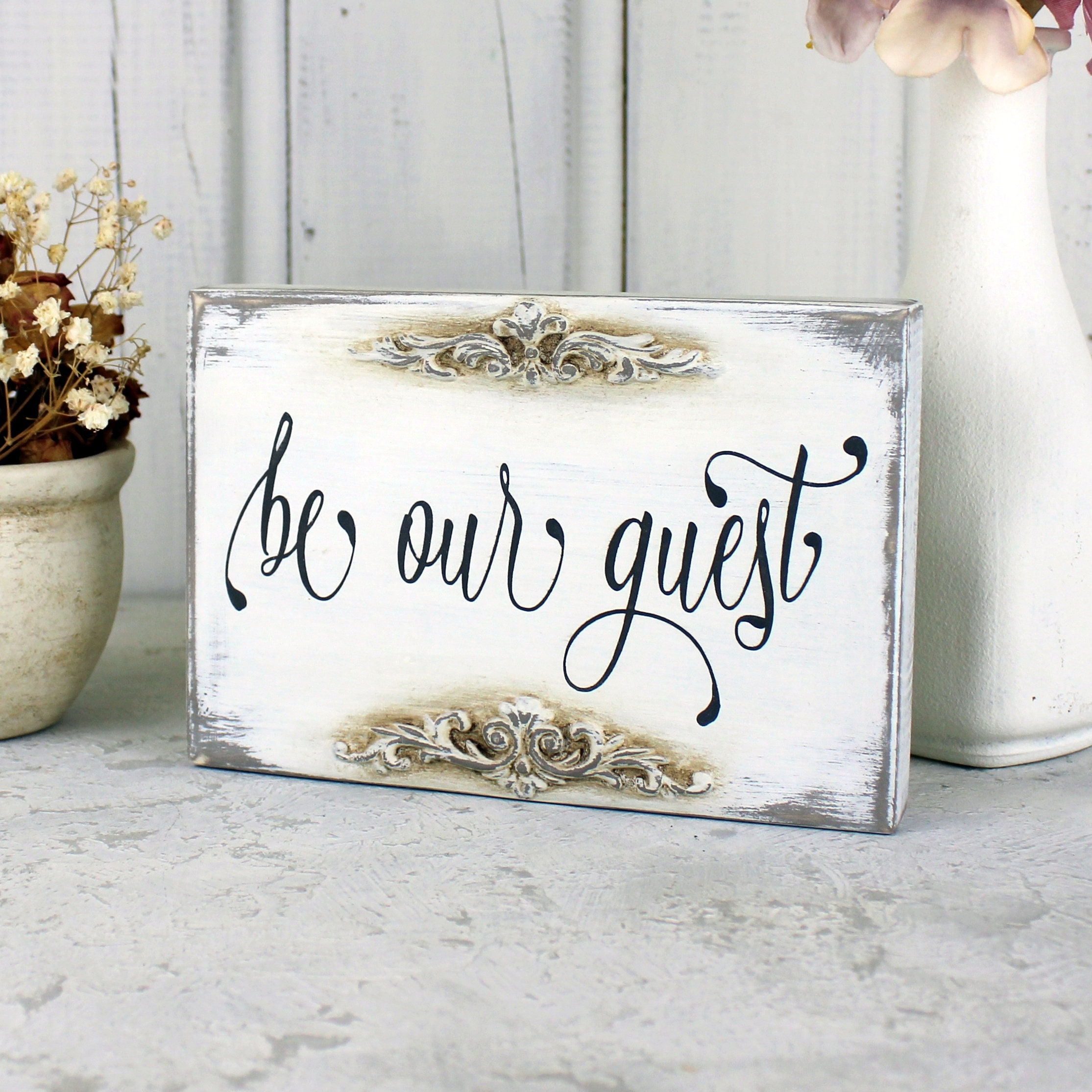 Be Our Guest Sign Little Sign for Guest Bedroom or Bathroom - Etsy