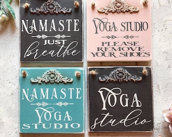 Yoga Studio Sign - Etsy