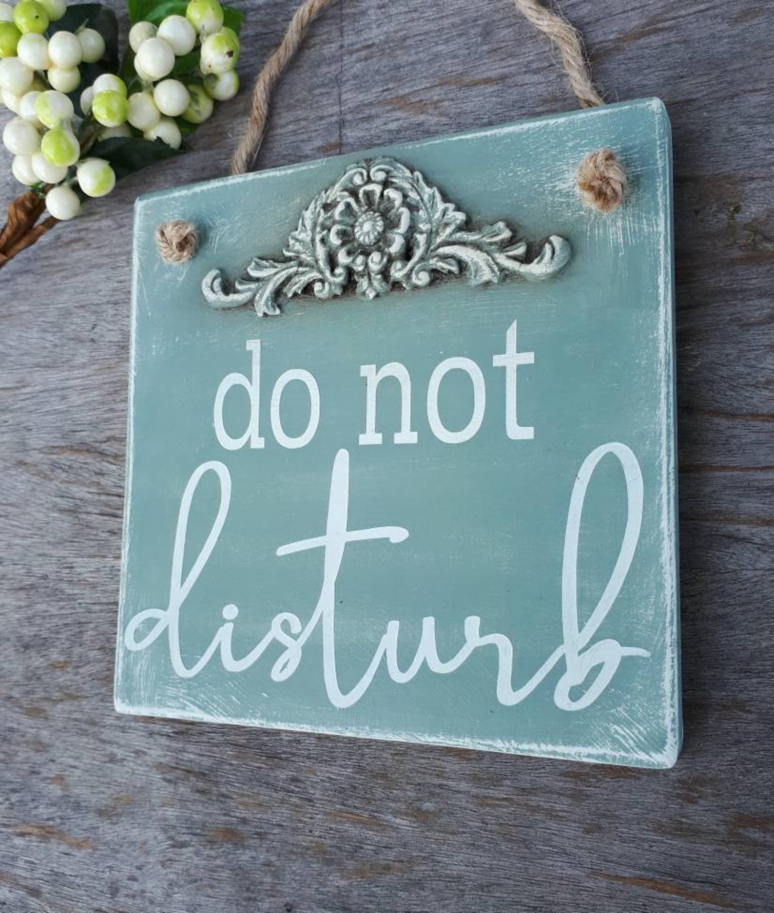 Do Not Disturb Door Sign Farmhouse Sign for Bathroom or Guest - Etsy