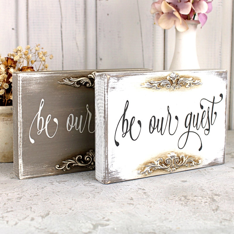 Guest Bathroom Sign - Etsy