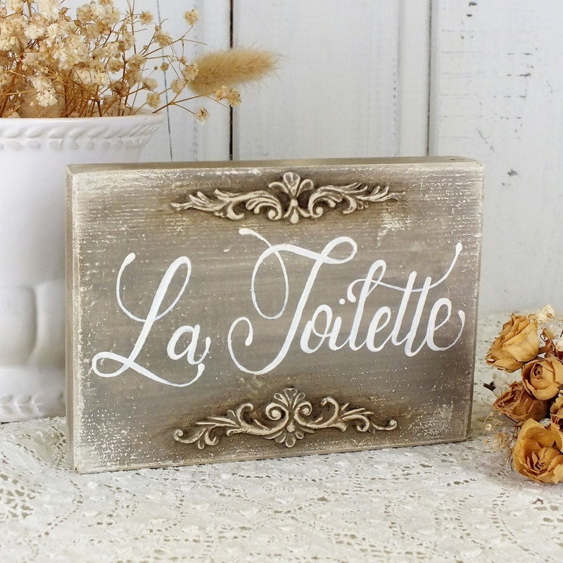 French Toilette Sign - Etsy