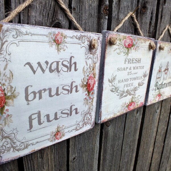 Shabby Chic Wall Art - Etsy