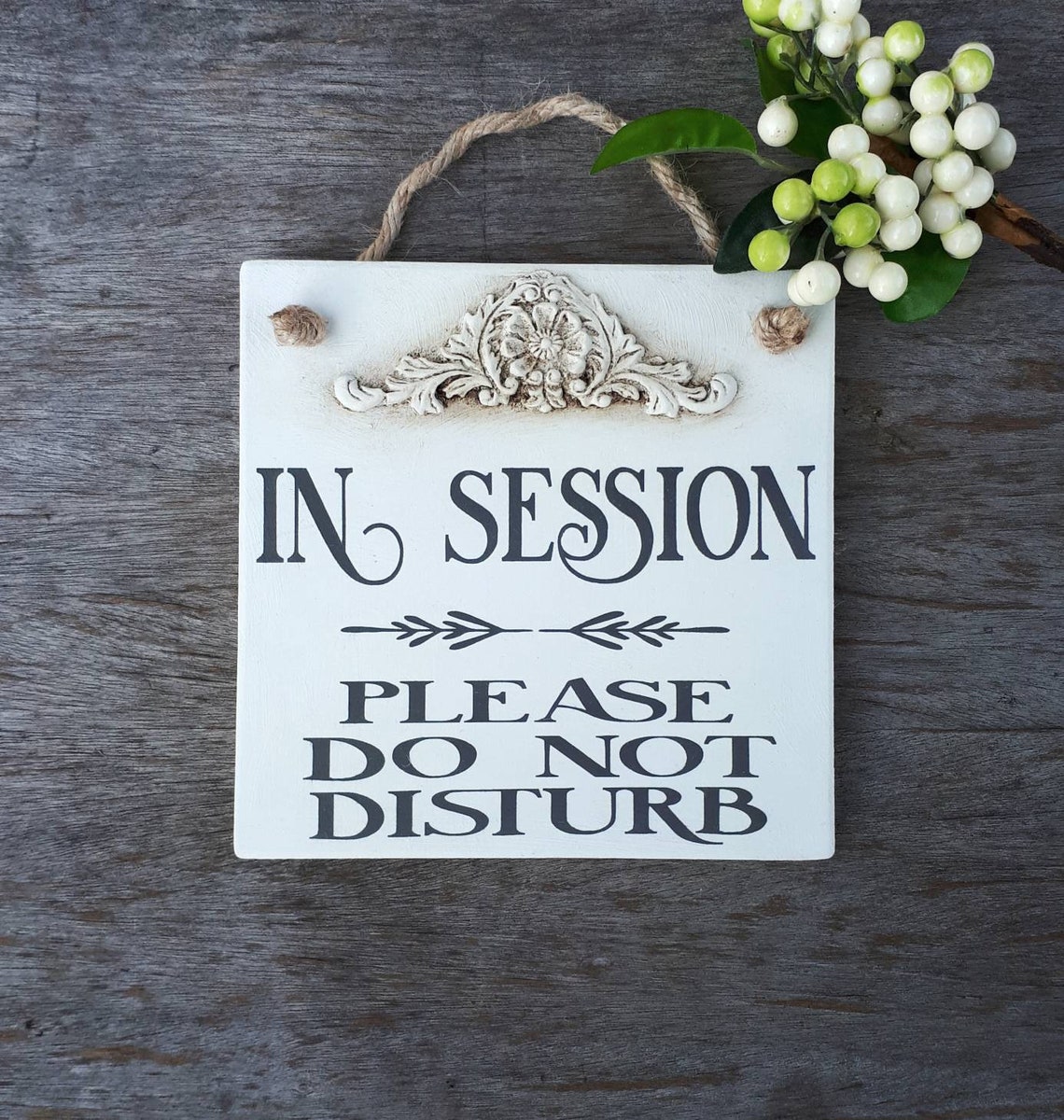 In Session Wood Sign Business Door Signs Office Decor Do - Etsy