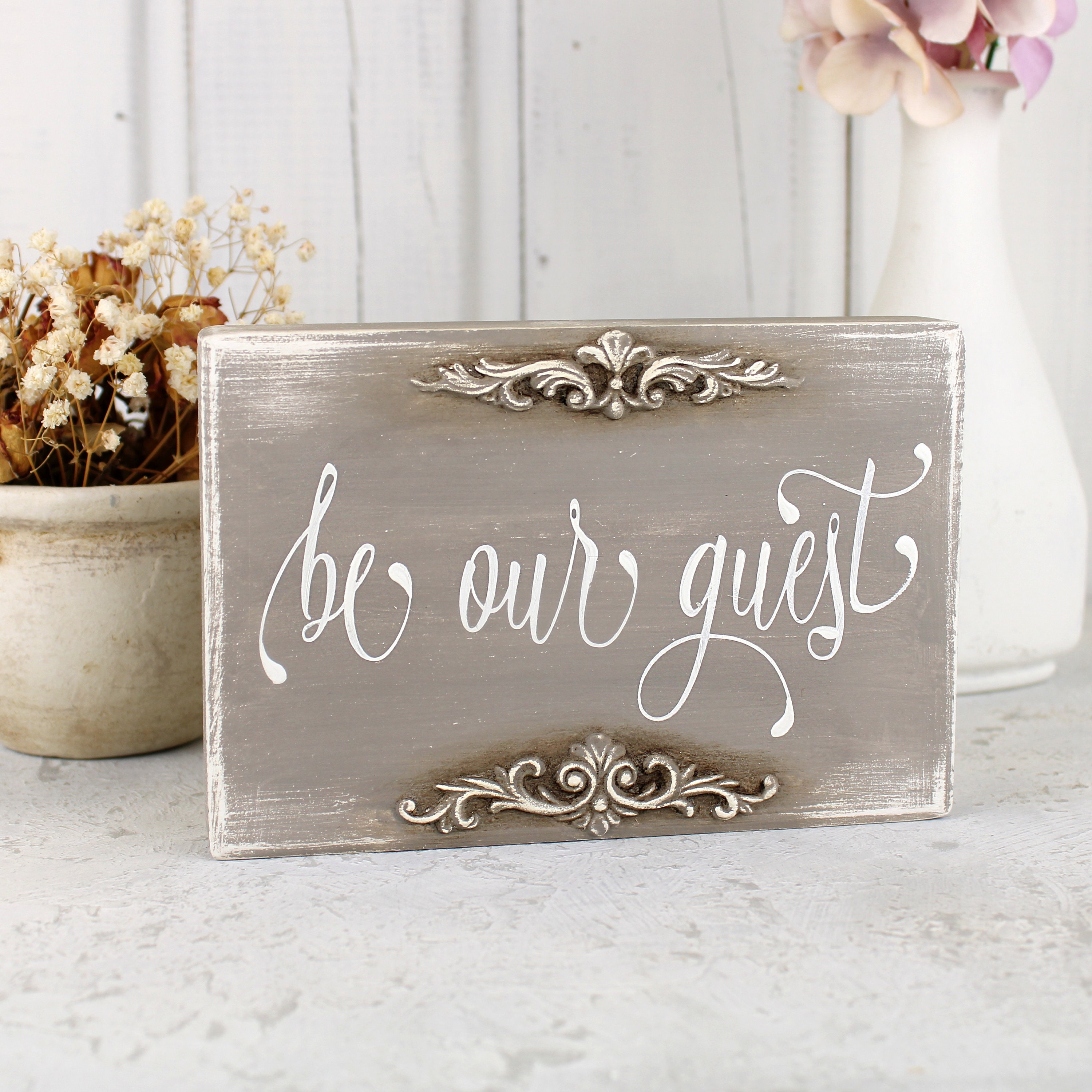 Be Our Guest Sign Guest Bathroom Signs Small Bedroom Art - Etsy UK